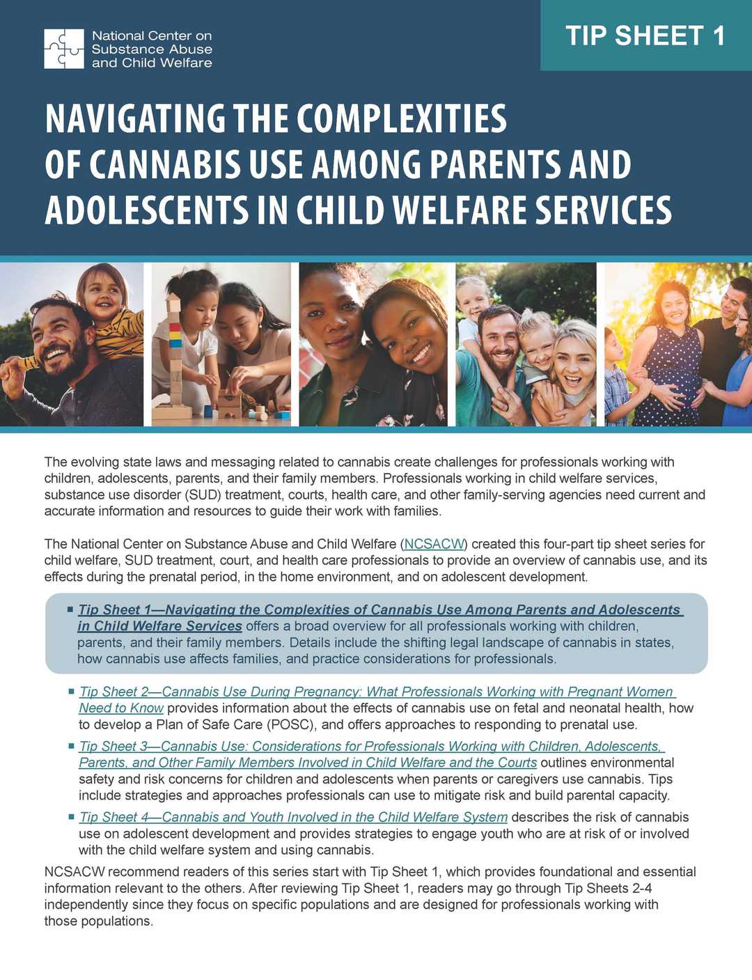 Tip Sheet 1: Navigating the Complexities of Cannabis Use Among Parents ...