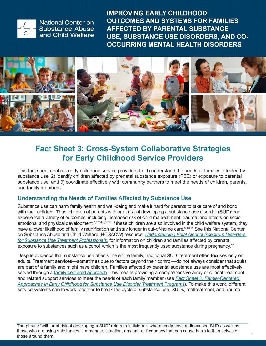 Fact Sheet 3: Cross-System Collaborative Strategies for Early Childhood ...