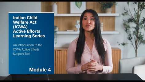 ICWA Active Efforts Support Toolkit Learning Modules | National Center ...