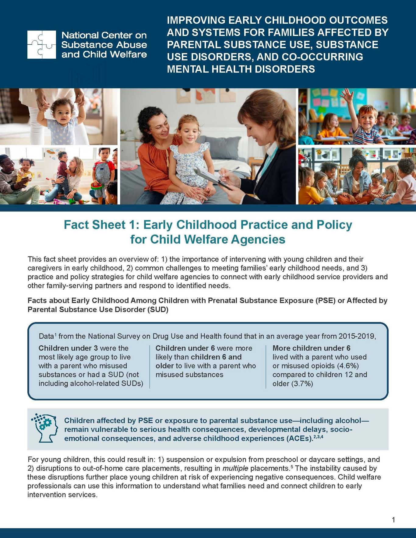 Fact Sheet 1: Early Childhood Practice and Policy for Child Welfare ...